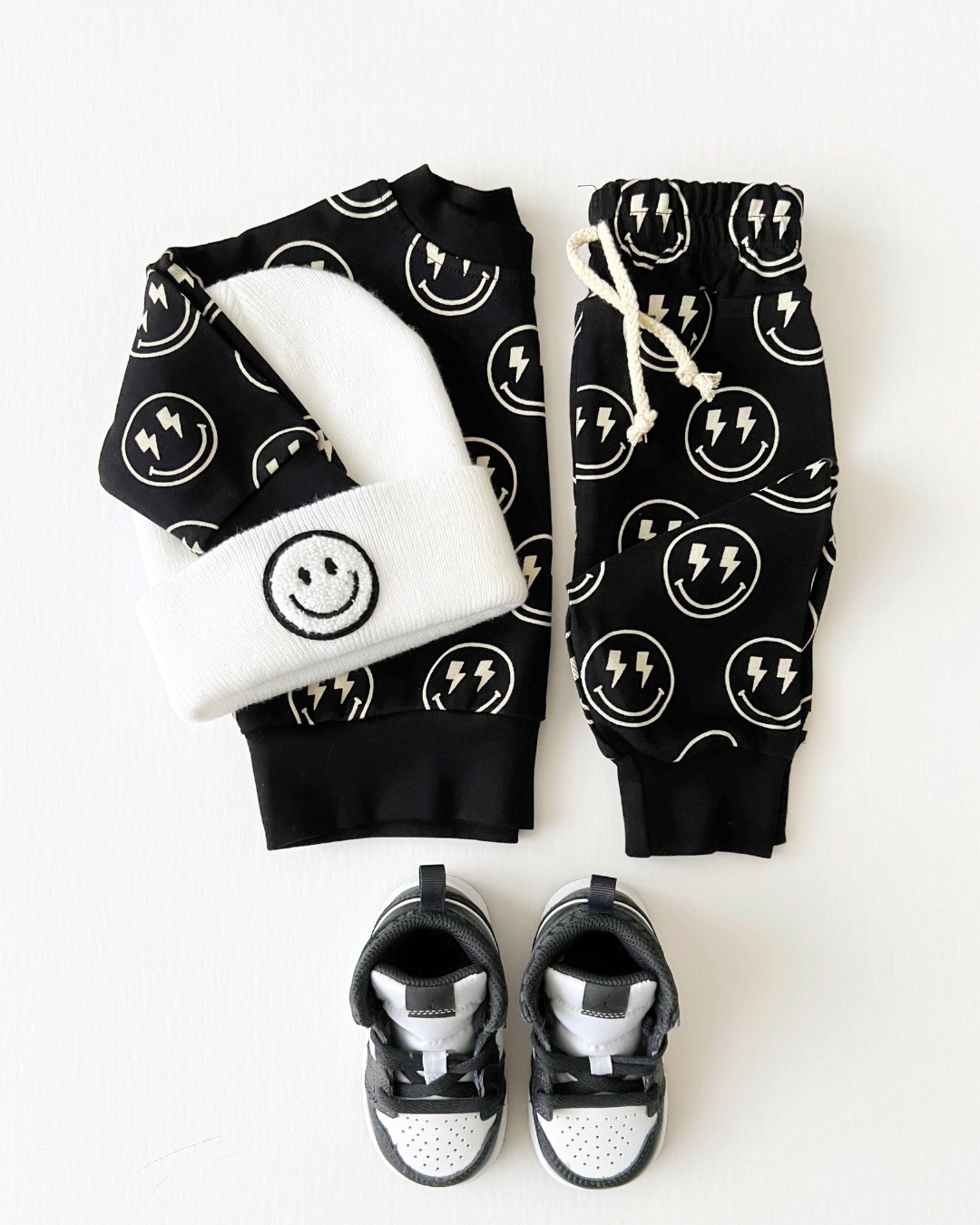Jogger Set | Electric Smiley – LUCKY PANDA KIDS